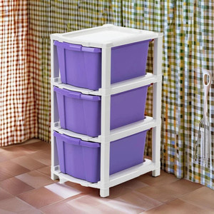 Flipkart SmartBuy 3 Plastic Modular Drawer System for Home, Office ...