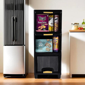 fullstar Foldable Plastic Cupboard for Storage | Portable Plastic Racks ...