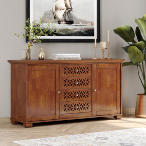 Wakefit Perseus Solid Wood Free Standing Sideboard Price in India - Buy ...