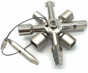 KAVYA TOOLS POWER Universal Square Triangle Key Spanner Combination ...