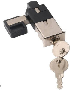 Quradecore Stainless Steel Sliding Wardrobe Lock, 2.5 cm, Silver, Pack ...