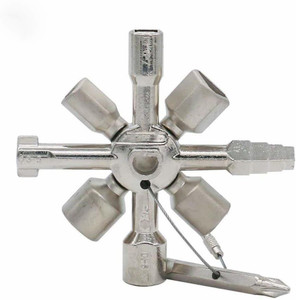 AS TOOL CENTER 10 in 1 Multifunction Electrician Plumber Utility Cross ...