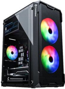 Consistent Venus (Without Power Supply) Mid Tower Cabinet with USB 2.0 ...