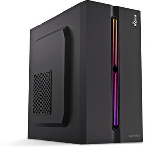 FINGERS RGB-Fortuna Micro-ATX Cabinet with USB 2.0 and USB 3.0 Ports ...
