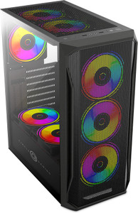 CIRCLE GAMING ELEGANTOR X1 ARGB Gaming Case Mesh Panel ISupport ATX MB ...