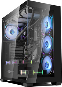 CIRCLE GAMING DEFENDER ZX1 Mid- Tower Case | Gaming Cabinet | Support ...