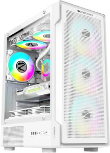 ZEBRONICS STEALTH GAMING MINI TOWER Cabinet with USB 2.0 and USB 3.0 ...