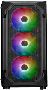 GAMDIAS AURA GC1 MID Tower ARGB Cabinet with USB 2.0 and USB 3.0 Ports ...