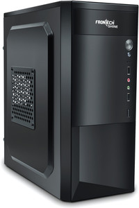 Frontech Shine Silver Computer Case with 2 x USB 2.0 and Front Audio ...