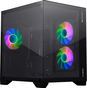 ZEBRONICS MERCURY Gaming Chassis, mATX/Mini ITX, 240mm AIO ARGB ...