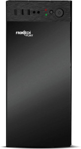 Frontech FLINT Silver Computer Case with 2 x Front USB| Front Audio Mid ...