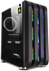 Frontech ROCK Gaming Computer Case | 2x1.1 & 1x3.0 USB | HD Audio ...