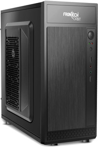 Frontech Orbit Silver Computer Case with 2x USB 2.0 and Front Audio Mid ...