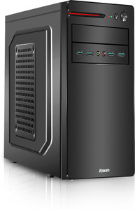 Foxin 3S-GLOW Desktop Computer Case-Steel Body,2xUSB2.0,HD Audio,MIC ...