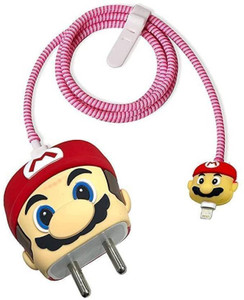 BinkSon 3D Mario Cartoon Design iPhone Charger Case For 18W/20W ...