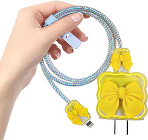 RYCORE Bow-shaped silicone charger case cover for iPhone 18W–20W USB-C ...