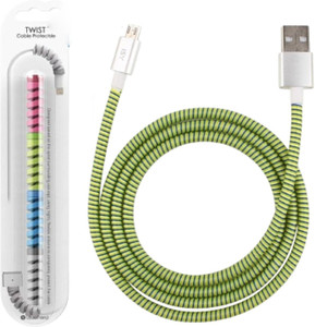 DECRONICS 1.5 Meter Charging Cable Cover Winder / Twist Cable Protector ...