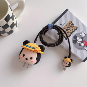 VAPRIF iPhone Charger Cover For 18W/20W | Cute Cartoon Hat Mouse Cable ...