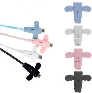 WROPZO Data Cable Protector | Silicon Angel Wings Data Cable Protector ...