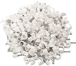 HI-PLASST Cable Clips Combo of 200pcs (4mm + 6mm + 8mm +12mm) Wire ...