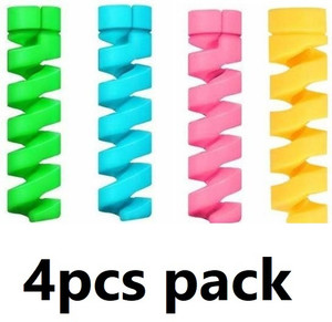 Sansuka 4 Pieces Mobile Charging Cables & Earphones Wire Protector ...