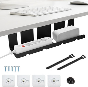 Climberty Under Desk Cable Organizer Desktop Power Extender Organizer ...