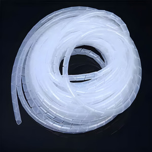 JUKR 25 mm White Spiral Sleeve 25 Mtr Home Electrical Wires Cables PC ...