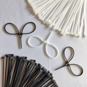 Shivansh Technology 18"inch White,450 x 4.8 mm,zip lock teeth greep ...