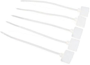 kts12 100Pcs RJ45 RJ12 Wire Power Cable Label Mark Tags Plastic Cable ...