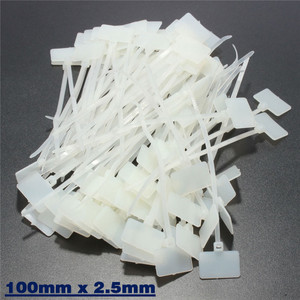 KRIONKART TAG Write On Nylon Marker Cable Tie Nylon Standard Cable Tie ...