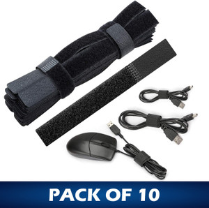 Wild Accessories Cable Ties Adjustable Wire Organizer for Laptop PC ...