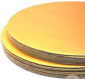 KHAANA PACKAGING 7 Inch Round Cardboard Cake Board Base Thermal ...