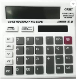 Flipkart.com | Imegaz Large Display Orbit Calculator OT-512 WTC White ...