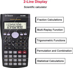Flipkart.com | Dr SmartX SX-82 MS 240 Functions Scientific Calculators ...