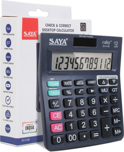 Flipkart.com | saya 12-Digit LCD Desktop Calculator, Dual Power ...
