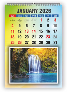 Pixel Nature Scenery Wall Calendar 2026 Wall Calendar Price in India ...