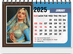 ESCAPER 2025 Bollywood Superstar Calendar - Iconic Actors & Actresses ...