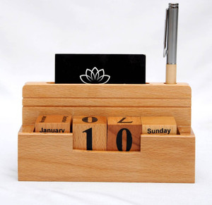 UKEA Wooden Table Calendar Lifetime Table Calendar Price in India - Buy ...