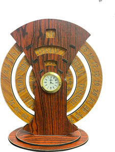 XAZE CRAFT Infinite Calendar 2023 with Desk Organizer and Clock for ...