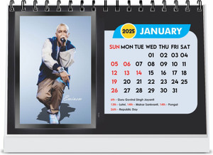 ESCAPER Hollywood Singers Calendar 2025 Desk, Music Calendar 2025 2025 ...