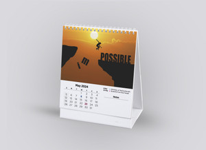 Visual Creation Motivational and Inspirational Calendar for Office and ...