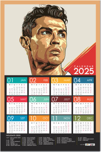 ARTBOX Cristiano Ronaldo Great Footballer Wall Calendar 2025 Wall ...