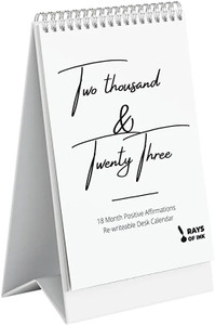 Rays Of Ink DeskCalendar_PositiveAffirmations 2023-24 Table Calendar ...
