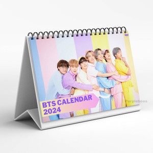 PurpleBees BTS Calendar A3 2024 Table Calendar Price in India - Buy ...