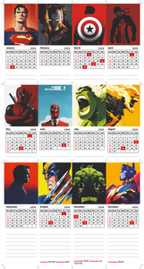 wrap craft Storm Guardian Desk Calendar Monthly office AND HOME 2026 ...
