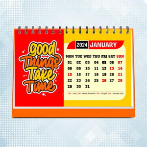 SADAFAL Ascent: A5 2024 Elevate Your Year Desk Calendar 2024 Table ...