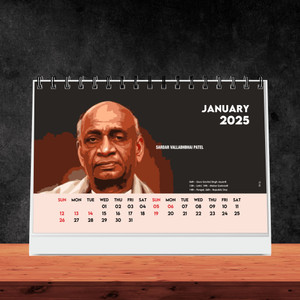 ESCAPER Politicians Calendar 2025 - Indian Icons 2025 Table Calendar ...