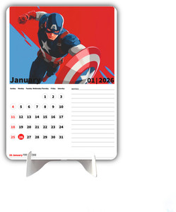 SKIN FACTORY SUPER STAR Beast High-quality 400 GSM paper Calendar 2026 ...