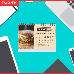 ESCAPER Burger Fast Food Desk Calendar 2025 – Tasty Food & Fun ...