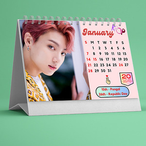 RINKON BTS Desk Calendar 2024 Bts Fans 12 Monthly Bts Army Kpop Bangtan ...